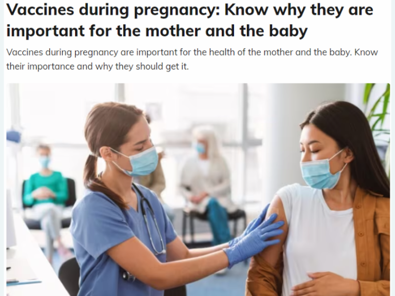 Vaccines during pregnancy: Know why they are important for the mother ...