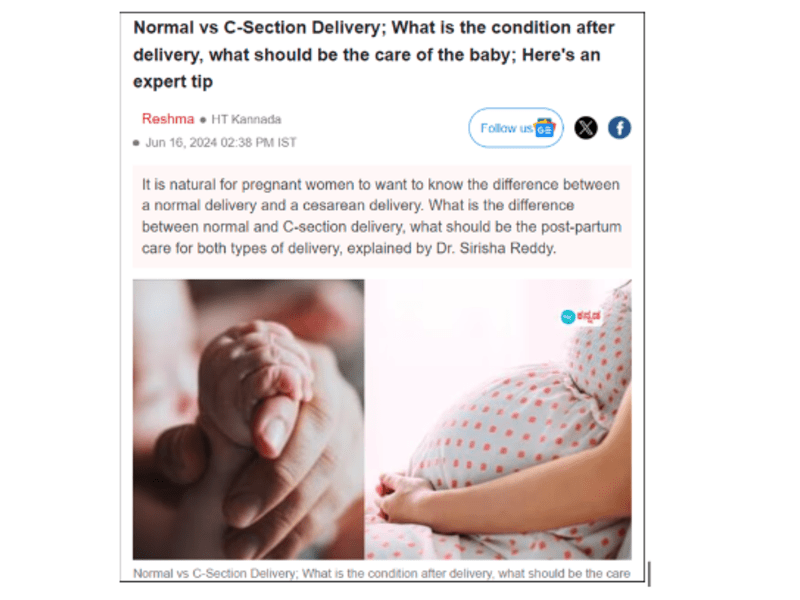 Normal vs C-Section Delivery; What is the condition after delivery ...